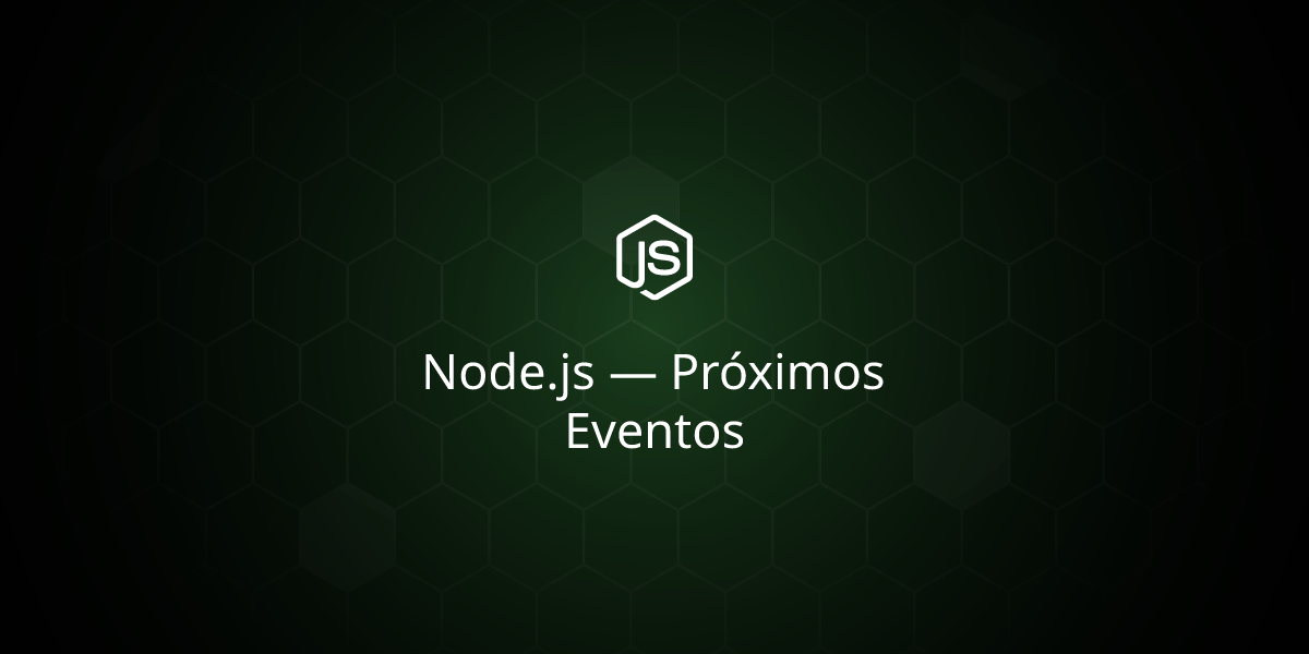 Node.js — Próximos Eventos